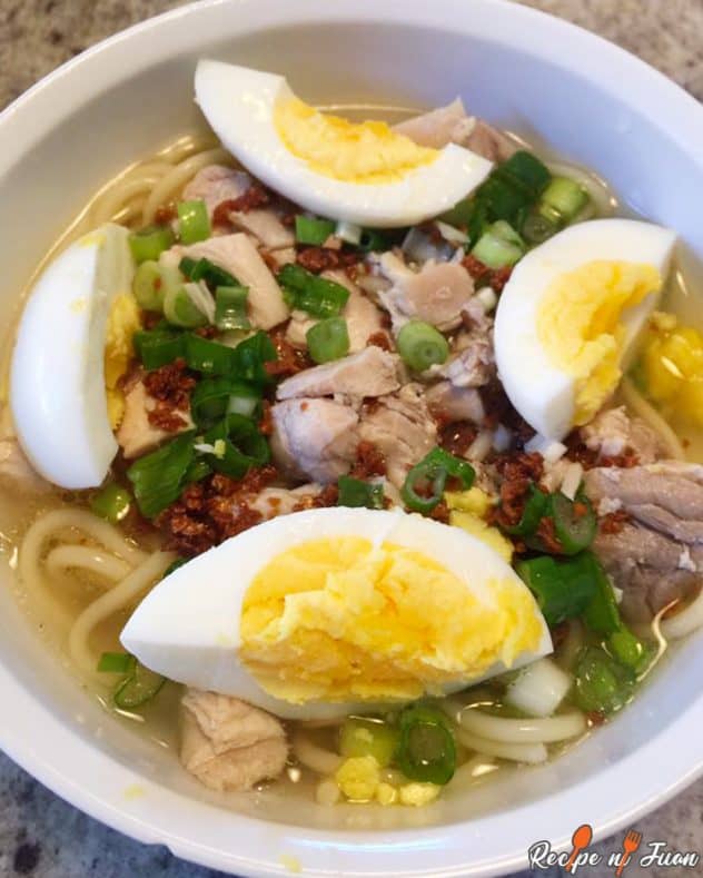 Chicken Mami Recipe (chicken noodle soup)