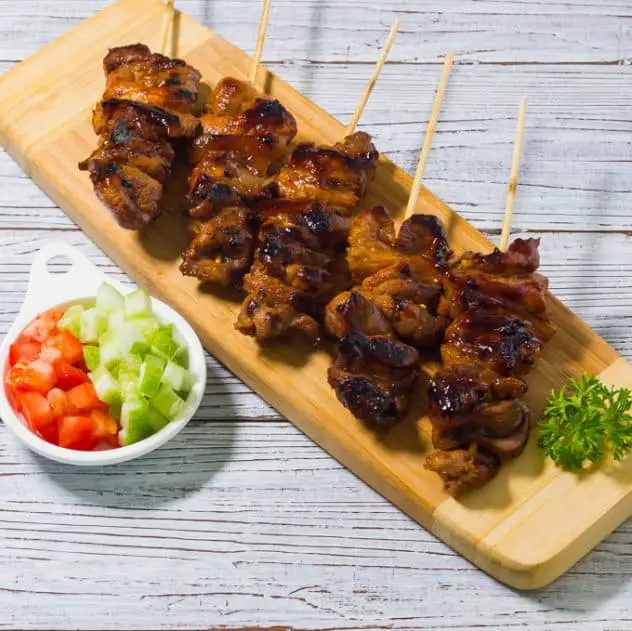 Filipino Pork Barbecue Recipe with a ginger ale banana catsup marinade