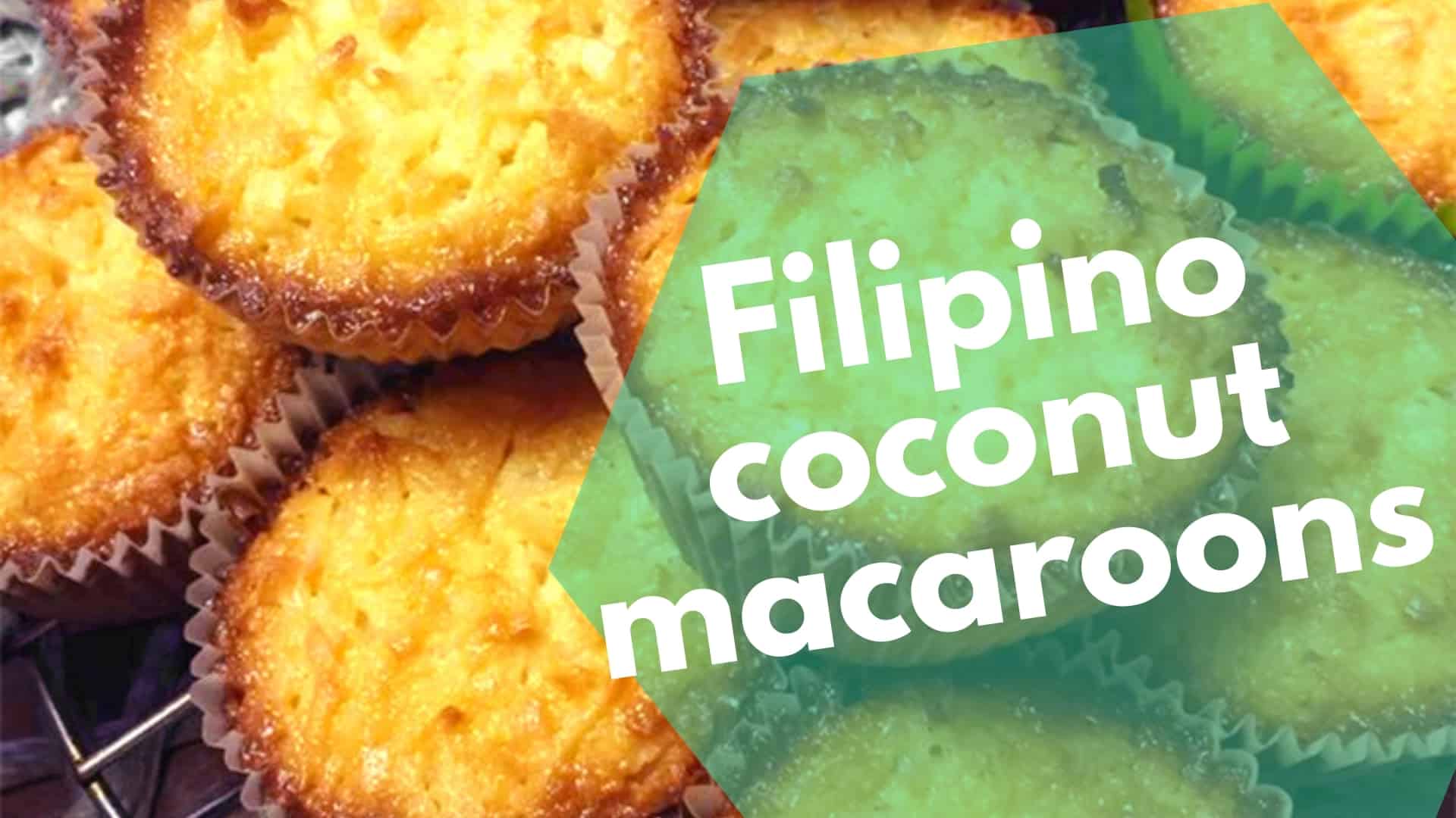 Coconut Macaroons Recipe (Homemade Filipino style delicacy)
