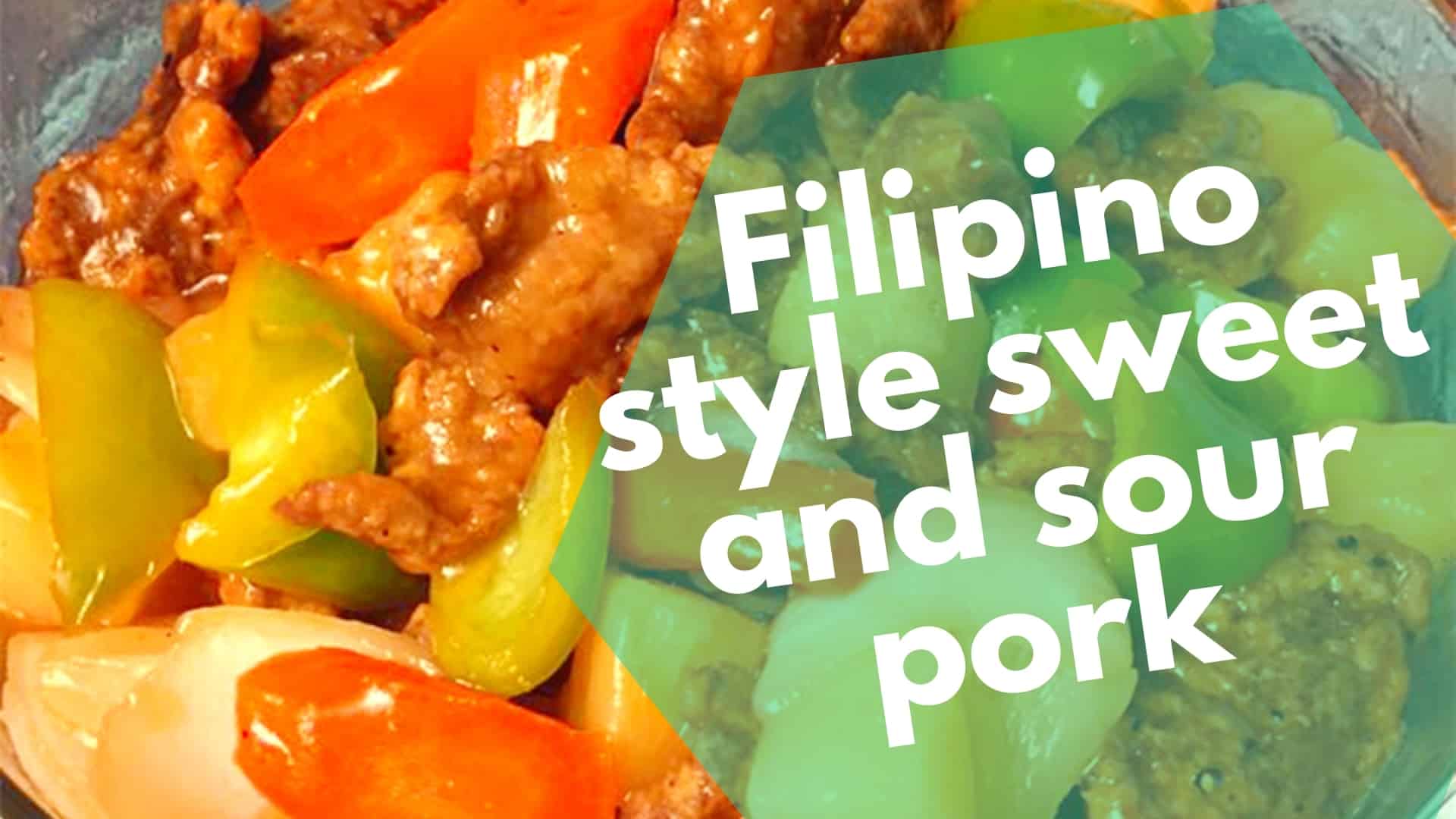 Filipino Recipe ng Sweet and Sour Pork na may pinya at luya