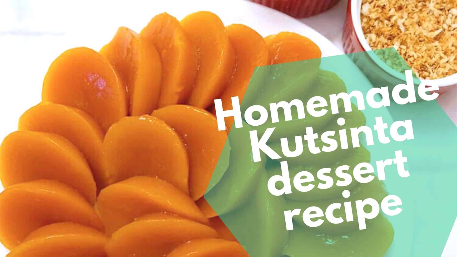 Homemade kutsinta: A Filipino steamed rice cake dessert recipe