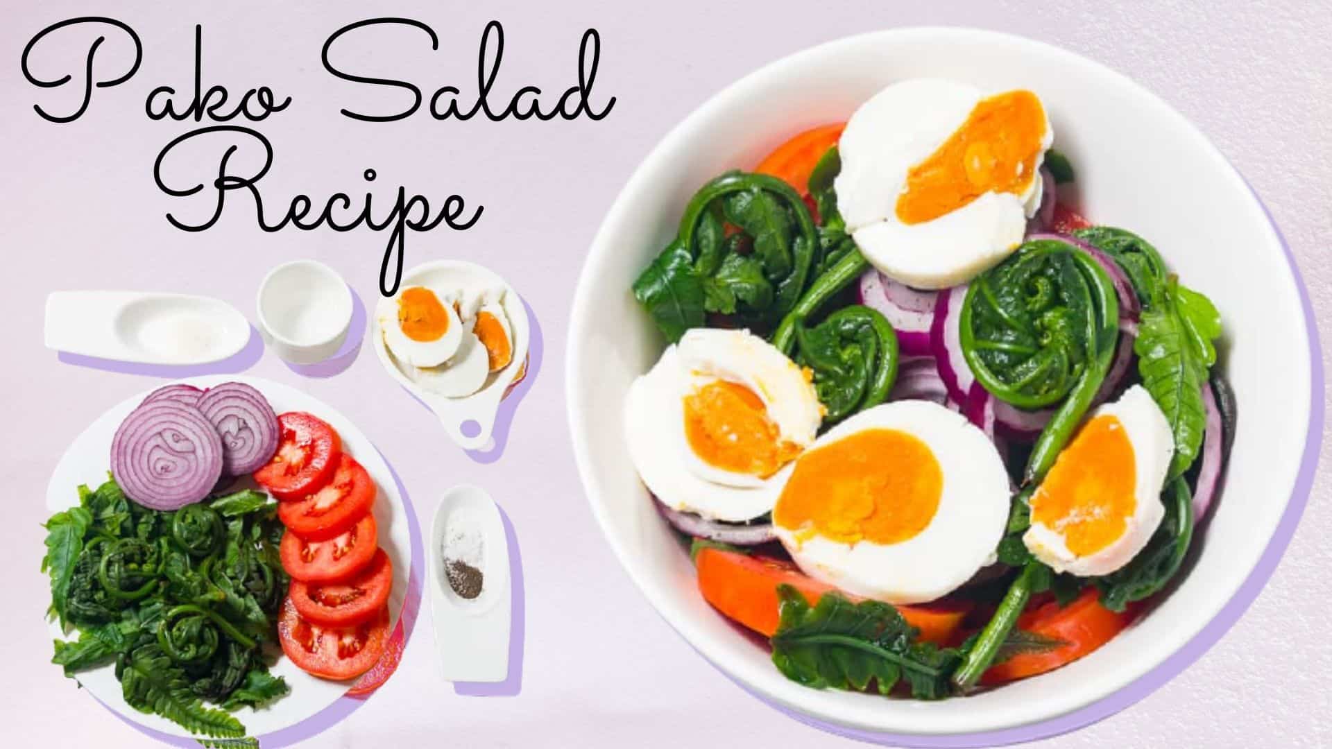 Рецепт салату пако (пако): смачна і корисна папороть-скрипка