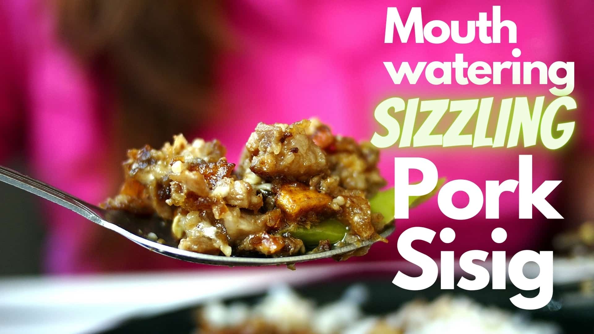 Jowl ng baboy at atay ng manok? Yan ang Filipino sisig recipe!
