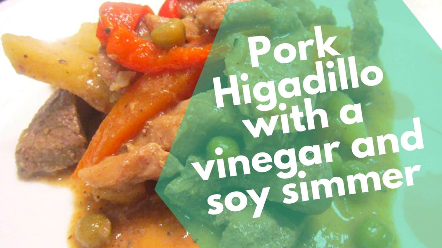 Pork higadillo recipe with a vinegar and soy simmer