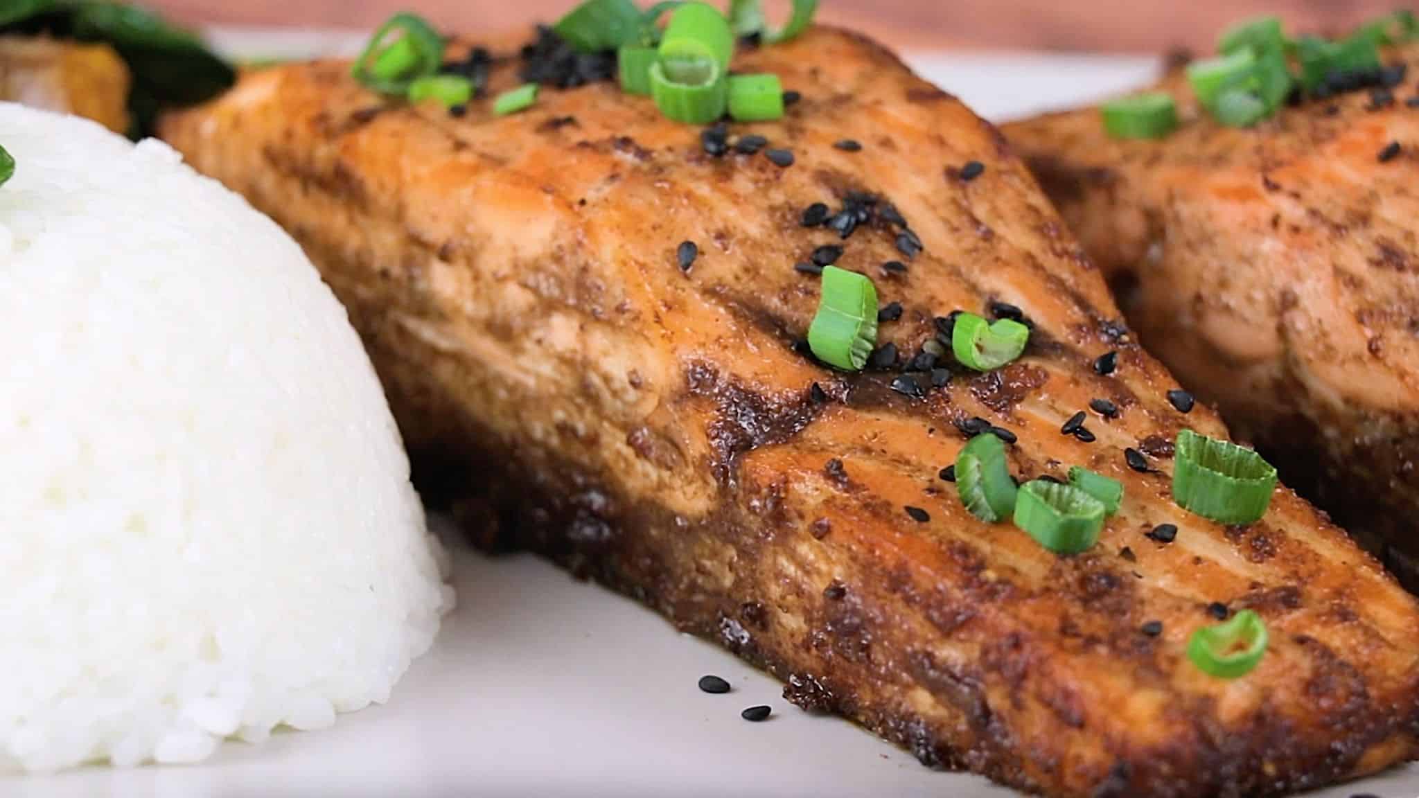 A delicious & easy miso glazed salmon recipe everyone will love