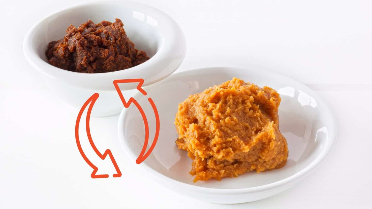 Can I use red or brown instead of white miso paste? How to substitute