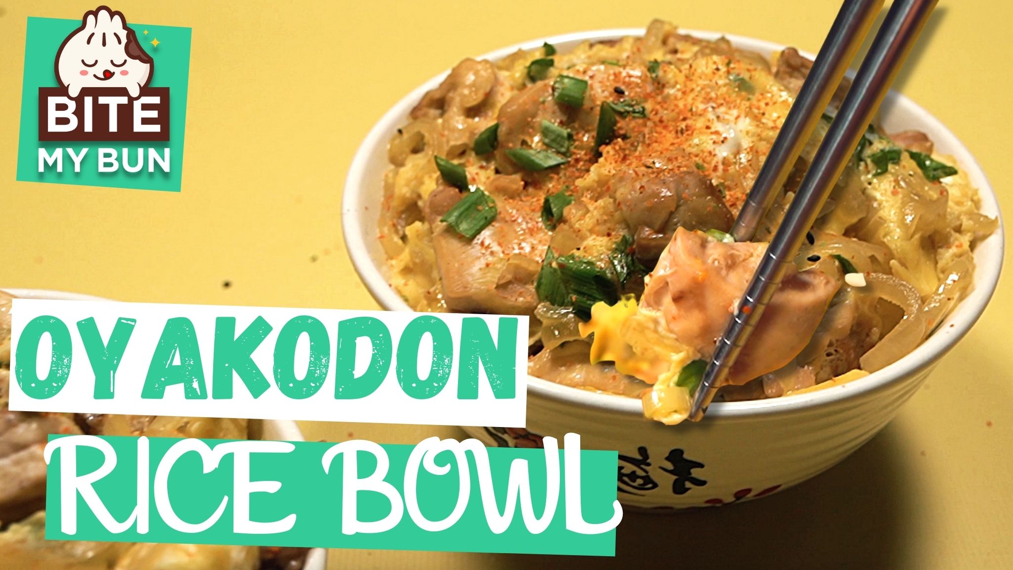 Oyakodon recipe (Chicken & egg bowl) with the secret to perfect rice