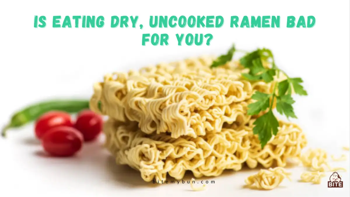 ¿Comer ramen seco y crudo es malo para ti? Estas son las buenas noticias